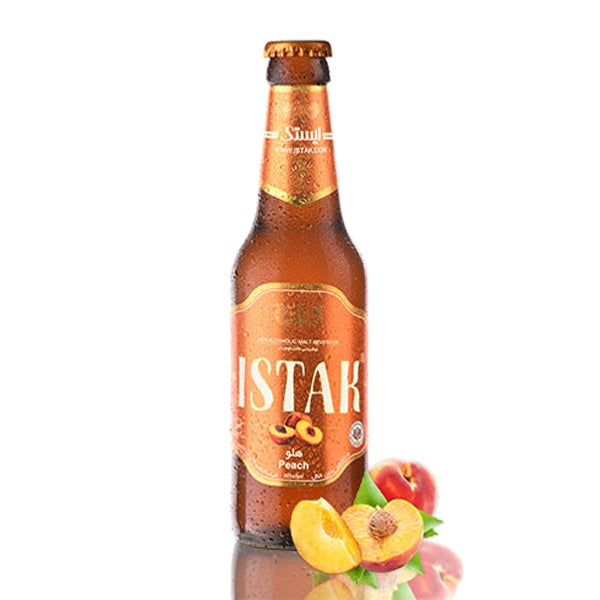 Peach Non-Alcoholic Malt Drink (320ml) | Istak | Marché Bazaar - Online Shop